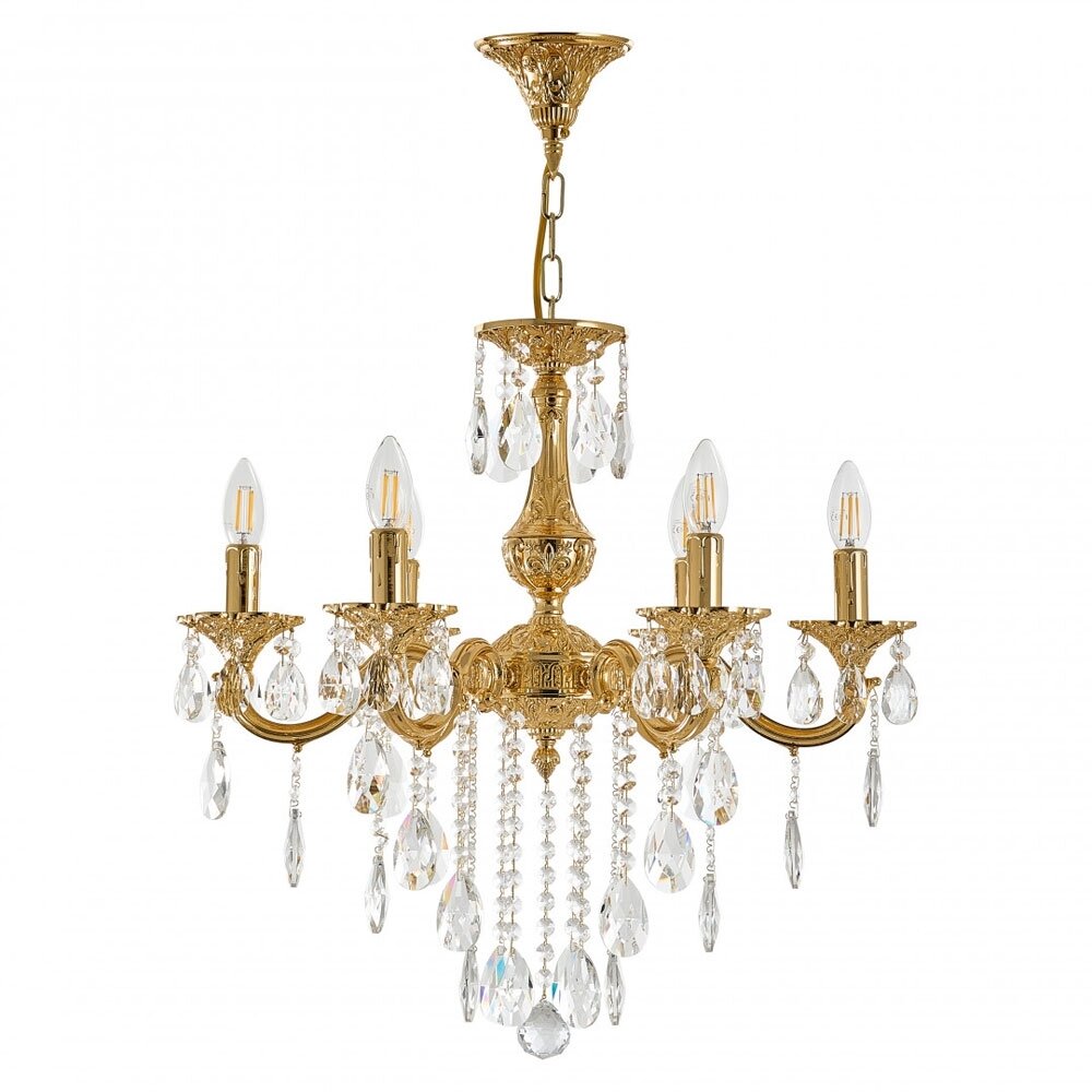 AL78101/6/175 B G Люстра с хрустальными подвесками Bohemia Ivele Crystal, Al7801