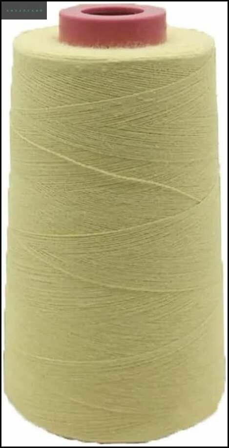 Кевларовая (Арамидная) нить 0,2 мм 30с на мотке 1500 м, тяжелая огнестойкая швейная Арамид