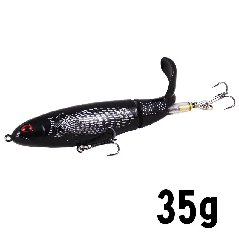 Блесна Plopper, 35 г, черный