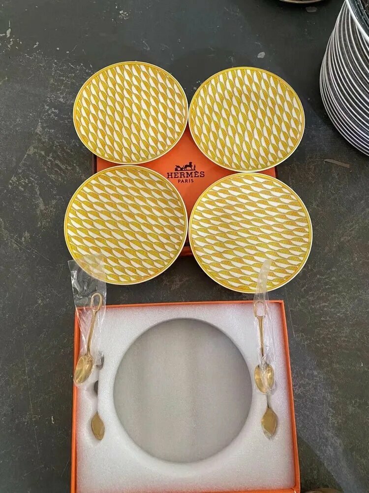 Тарелка десертная 15 см 8 шт белый