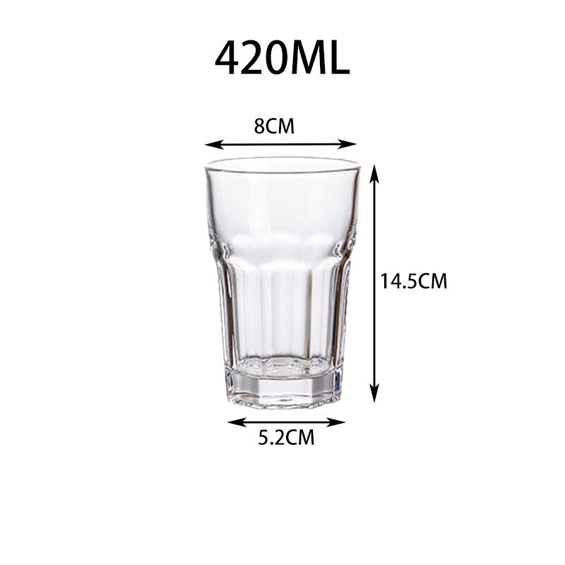 Акриловая пивная чашка для ПК, пластиковая пивная чашка, восьмиугольная чашка для бара, КТВ, устойчивая к падениям