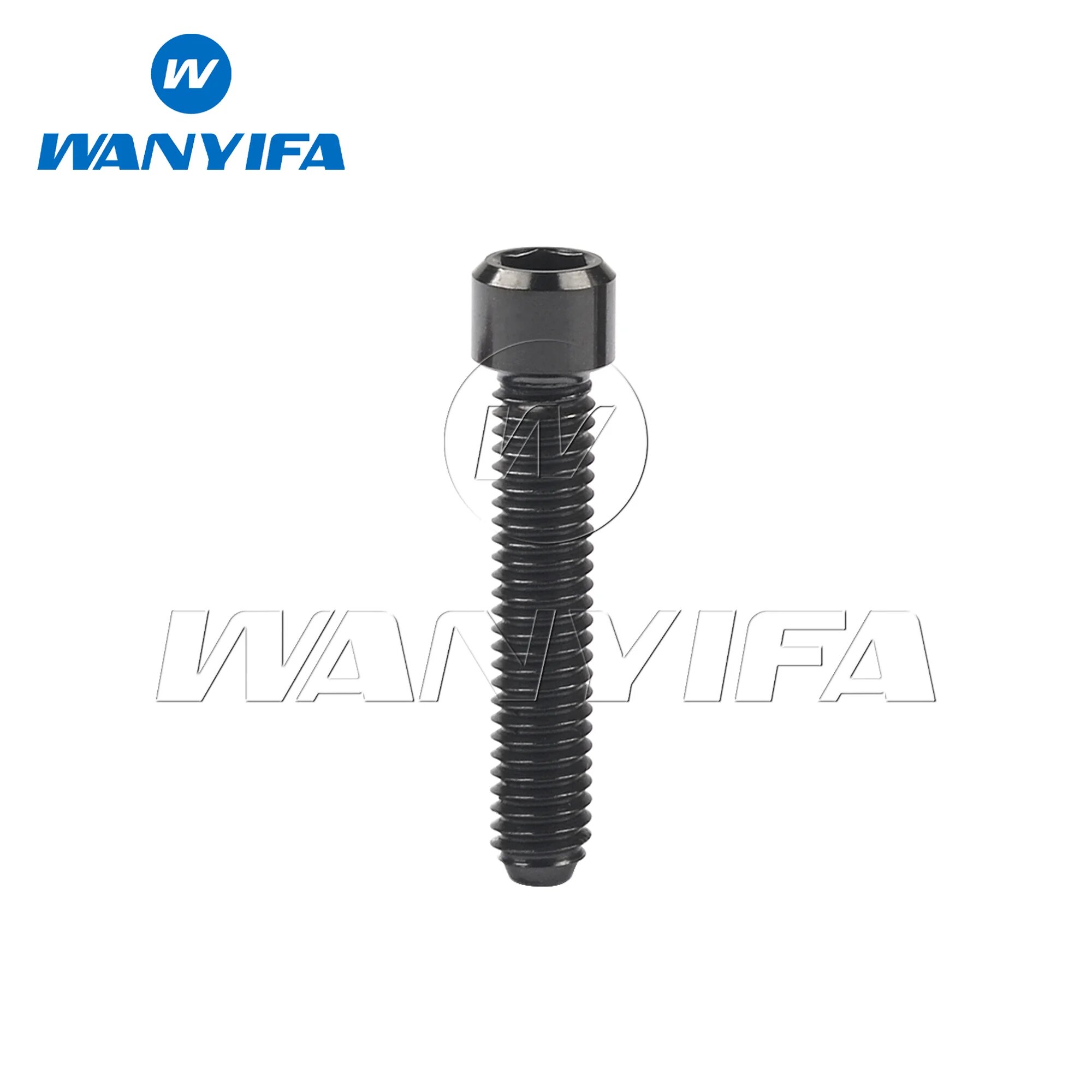 Титановый болт Wanyifa M4X10/13,5/15/20/25 мм с шестигранной головкой, титановый велосипедный винт с 5-колонной головкой