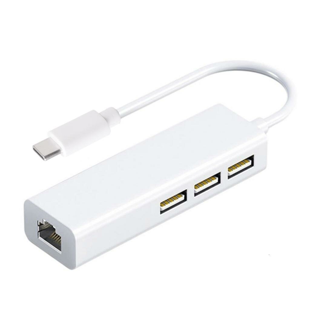 USB-адаптер с Ethernet и USB 2.0, USB-разъем C
