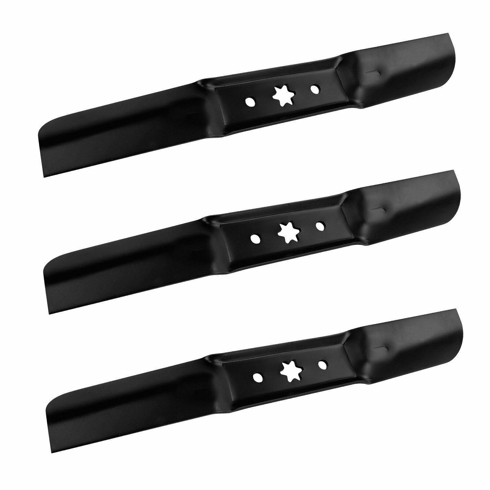 Лезвия Газонокосилки: 3 Лезвия Из Нержавеющей Стали Премиум-Качества Для Идеального Скашивания - Усиленная Прочность Для Интенсивного Использования Газонокосилки Ножи For Модели MTD Cub Cadet Troy-Bilt 742-05056 942-05056A