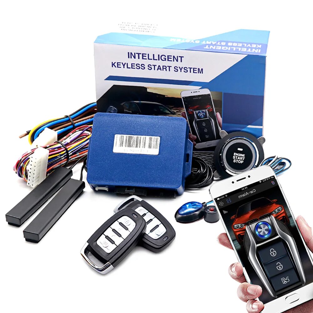 Система кнопок запуска Автомобильная сигнализация с автозапуском Универсальный K5-9100DX(YT-1)