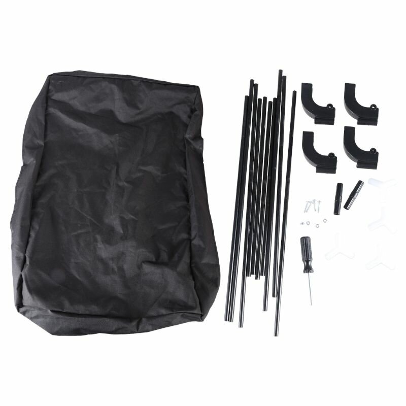 Открытый тент Campervan-черный-средний