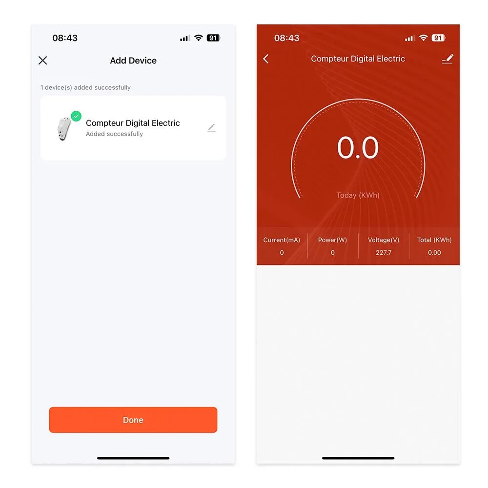 Tuya WiFi умный счетчик кВтч с разделенным сердечником трансформатор тока 0.2-63A