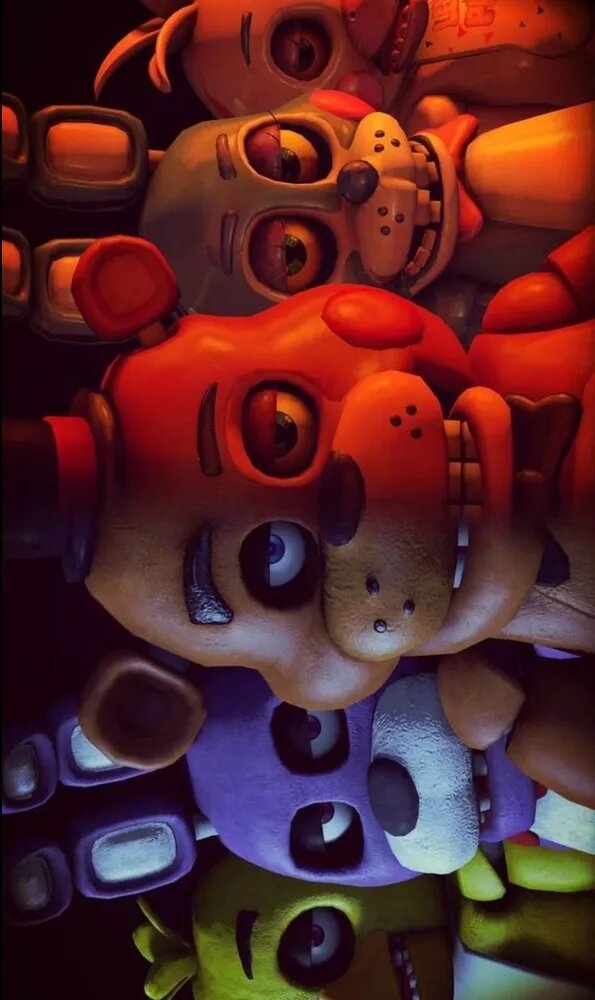 Алмазная Мозаика "FNAF Five Nights At Freddy's" 40x50 См Алмазная Вышивка / Картина Стразами Подарков / Украшения