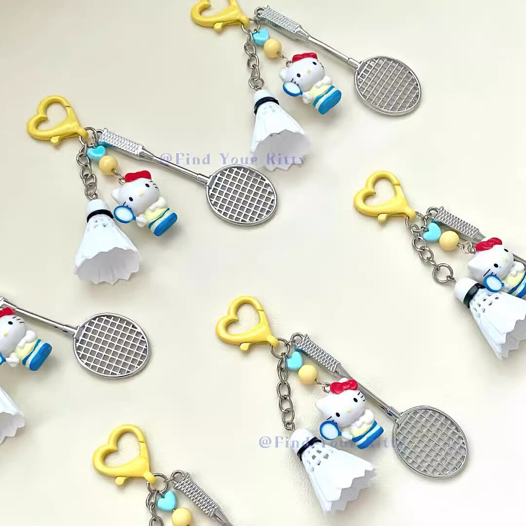 Горячая распродажа SG, бейсбольный брелок в стиле Hello Kitty, милые аксессуары, украшение для студенческого рюкзака, подвеска, маленький подарок