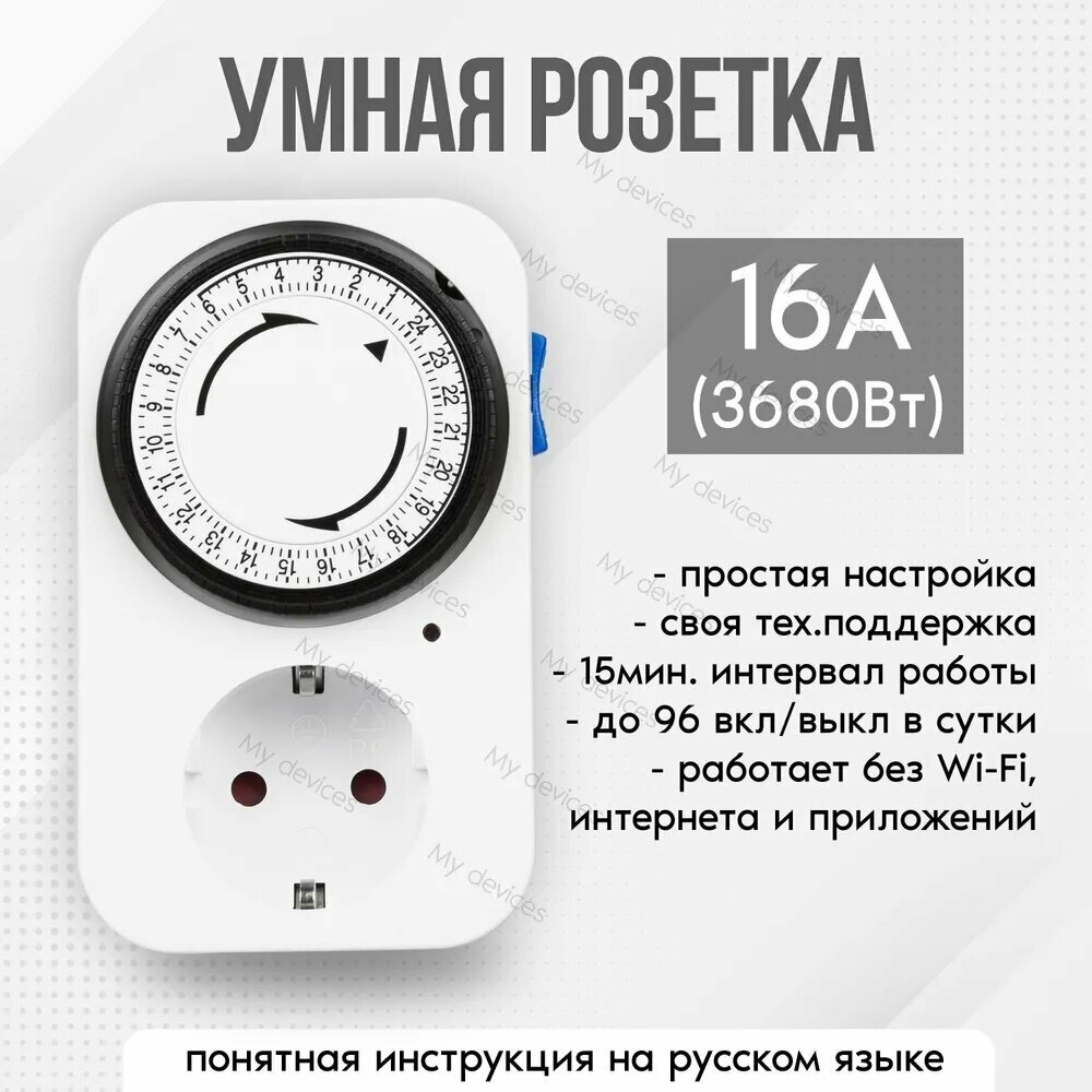 Розетка с таймером