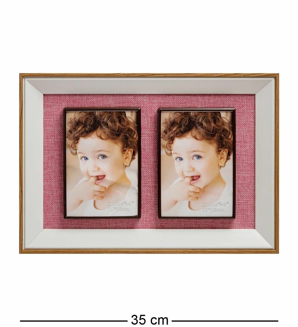 Панно из фоторамок на магните A2116089 Art Home, Пластик, ткань, магнит