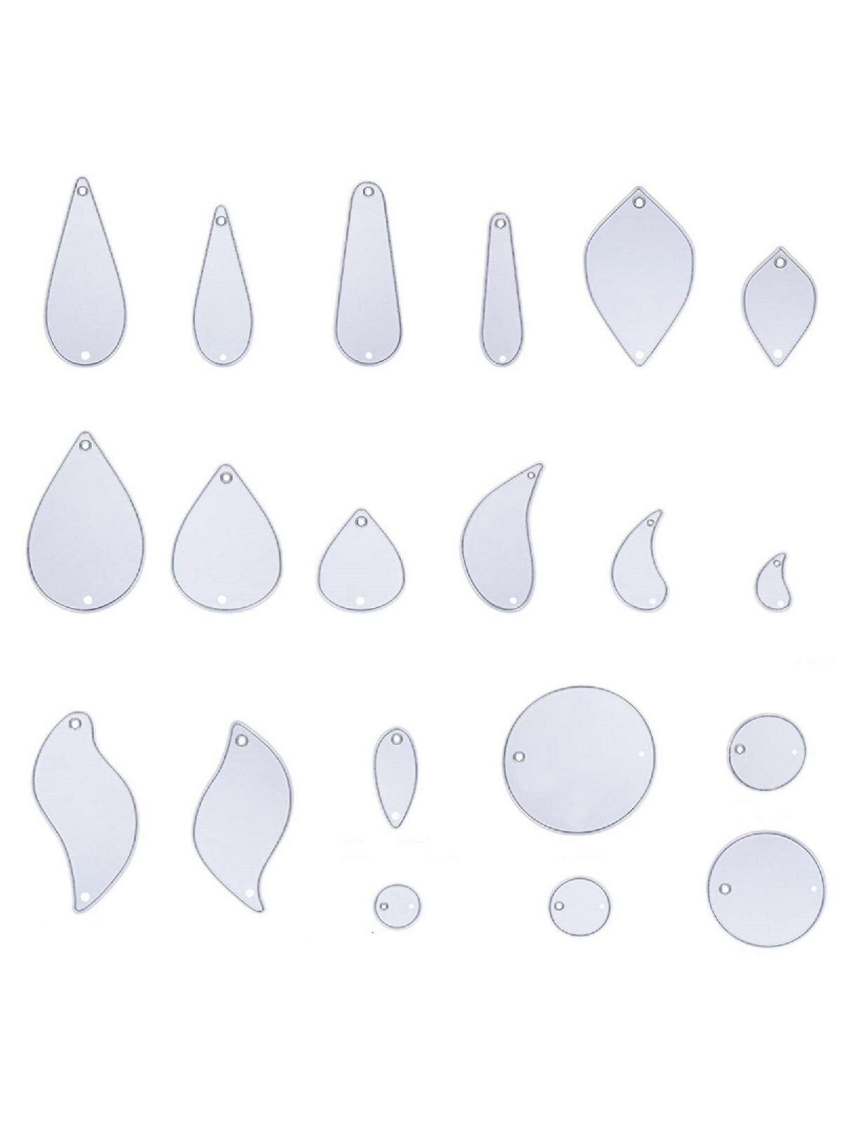 20 шт. /компл. Серьги Металлические режущие штампы Трафарет для Скрапбукинга Альбом "Сделай сам" Гербовая бумага для тиснения карточек Украшения