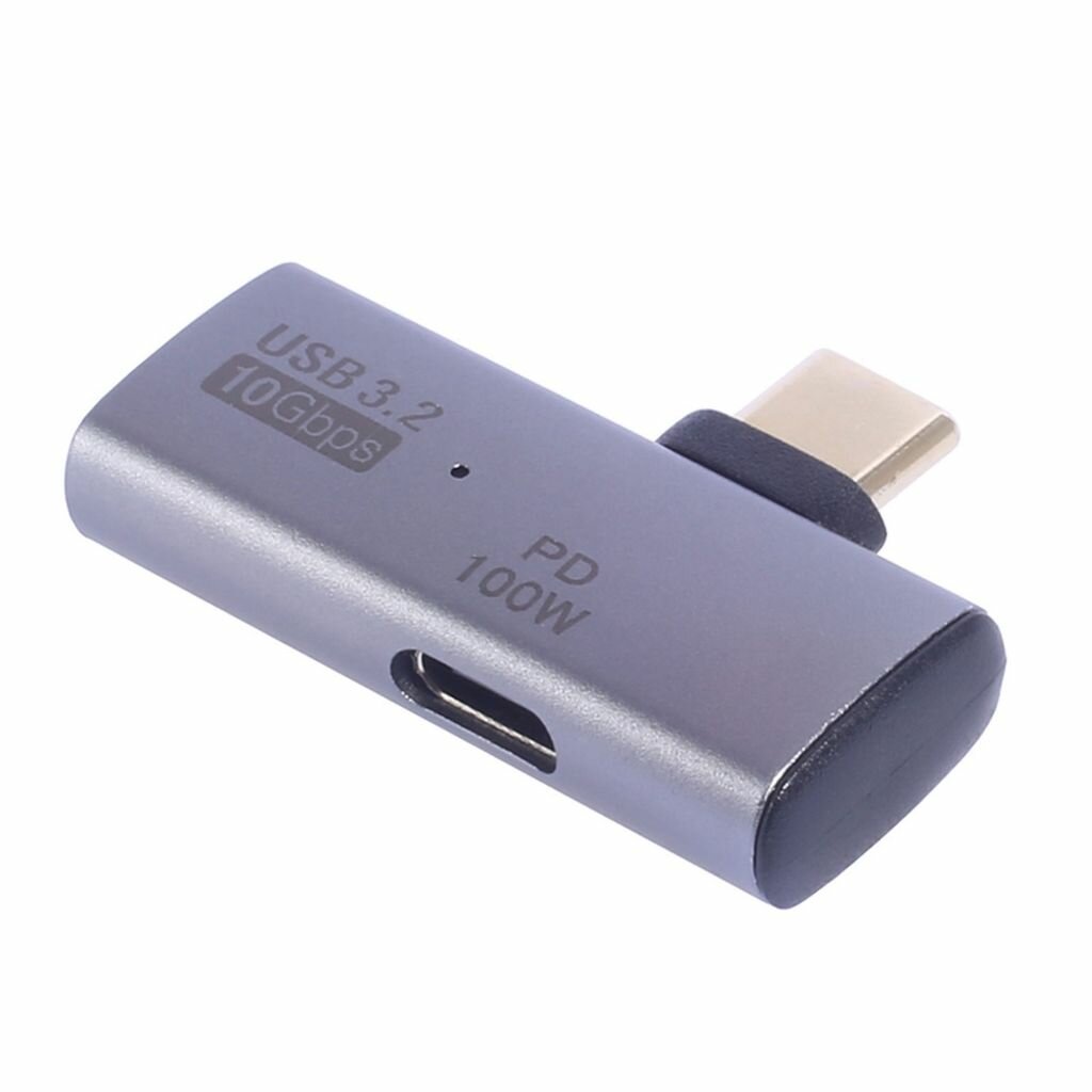 Адаптер USB Type C OTG с быстрой зарядкой PD 100 Вт и передачей данных 10 Гбит/с для мобильных устройств