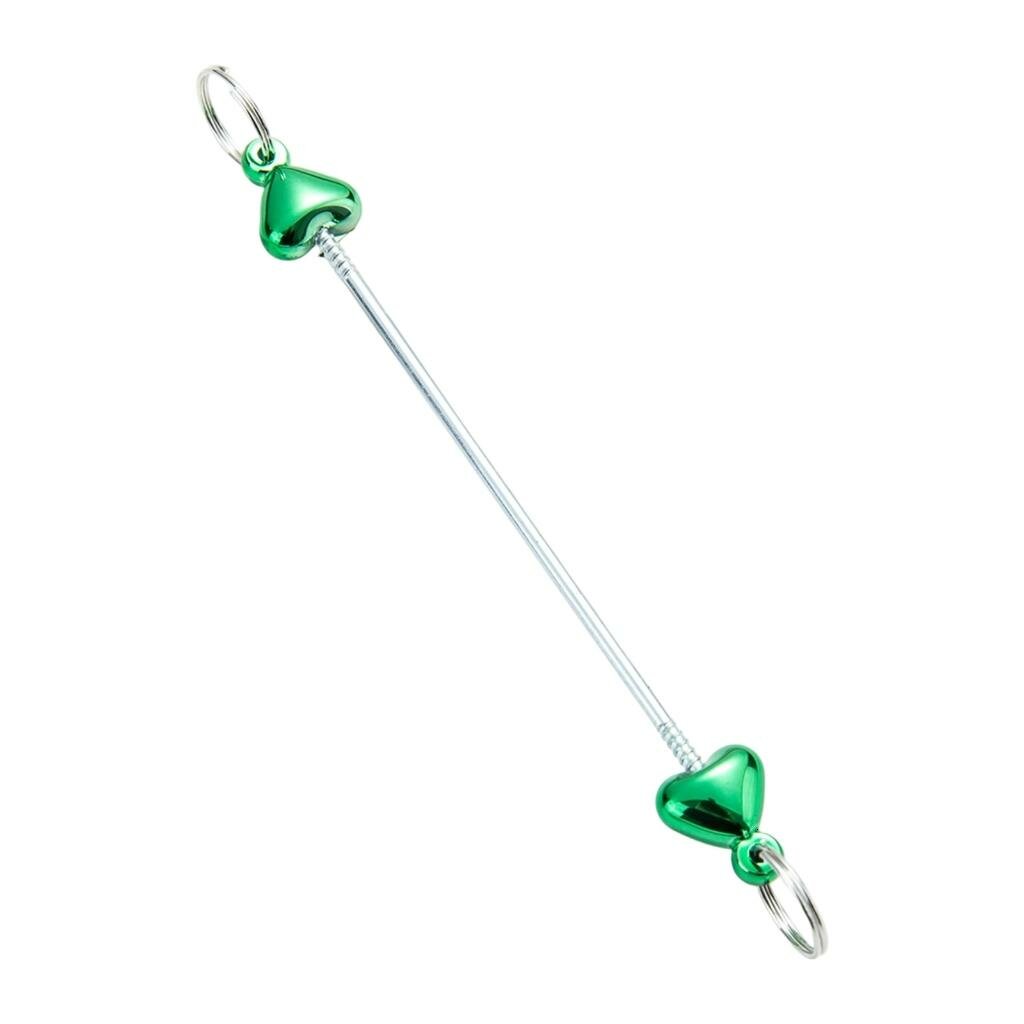 Брелок для ключей love pole из бисера своими руками-конфетно-зеленый