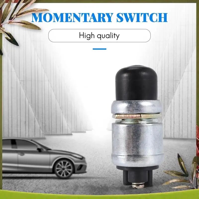 AB98-Кнопка запуска двигателя для тяжелых условий эксплуатации Сверхмощный мгновенный пусковой переключатель 12 В постоянного тока Всепогодный кнопочный пусковой переключатель (50 А)