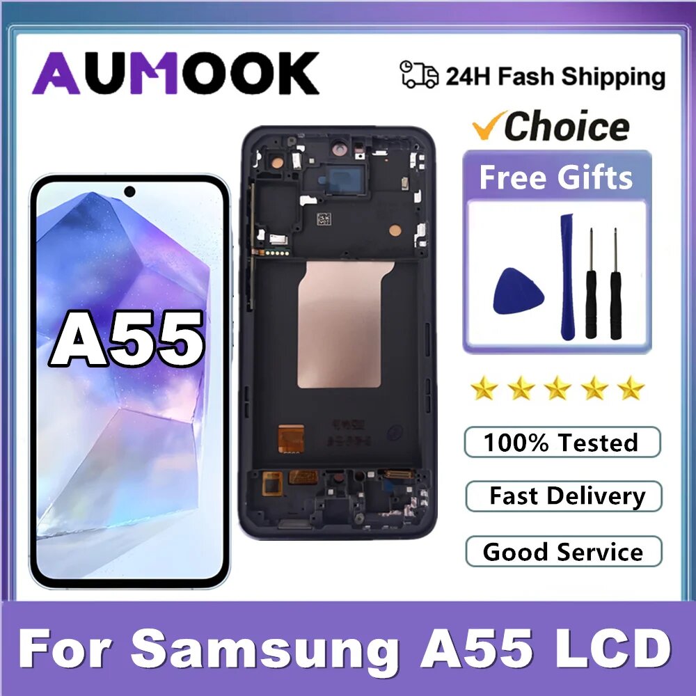 ЖК-дисплей для Samsung Galaxy A55 5G TFT No Frame 6.6"