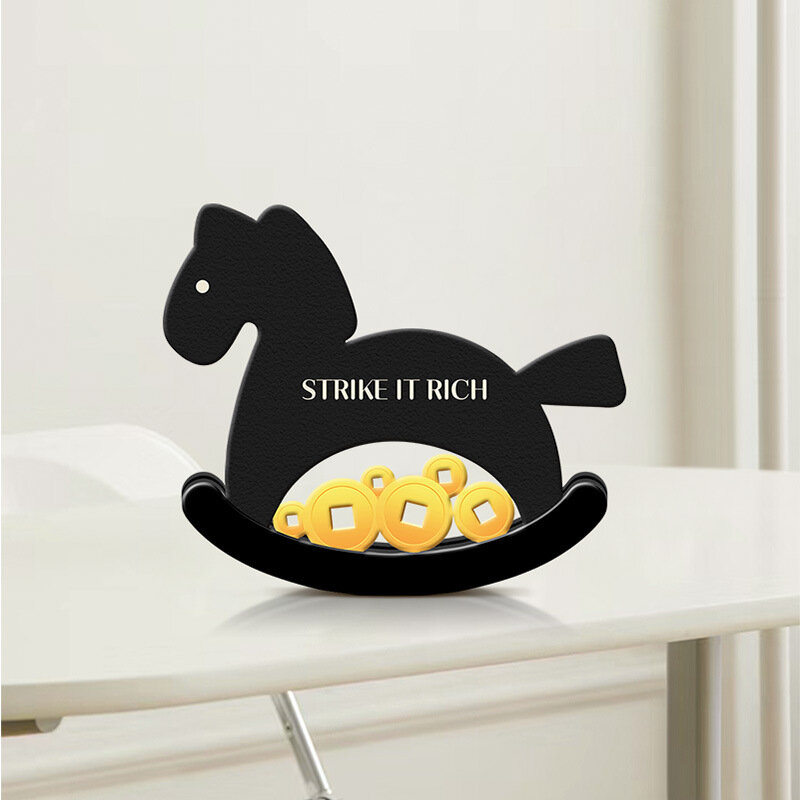 【Наслаждайтесь богатством мгновенно】Креативное украшение для прихожей, декор для телевизионного шкафа в гостиной, небольшое украшение для кассы