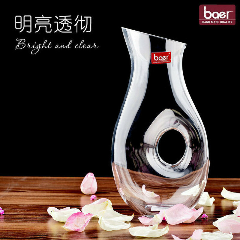 Декантер Baer Direct Sales, полый декантер в форме улитки, для домашнего использования, чисто ручной работы, из выдувного хрустального стекла
