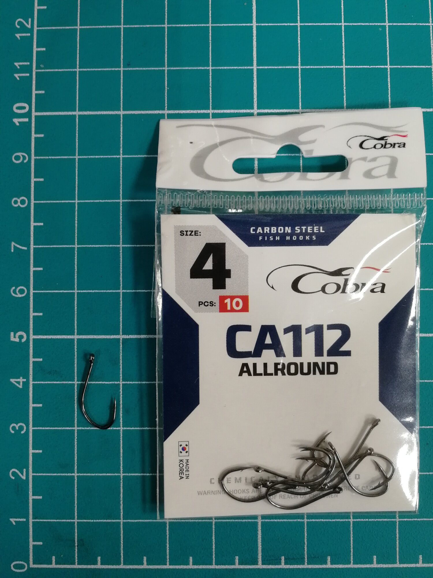Крючки Cobra AJI сер. CA112 разм.004 10шт.