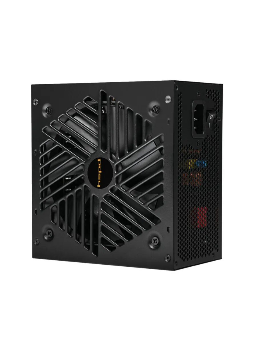 Блок питания HSPD HSI-750GF-BK черный, 750 Вт, 80 PLUS Gold, ATX 3.1, PCIe 5.1.