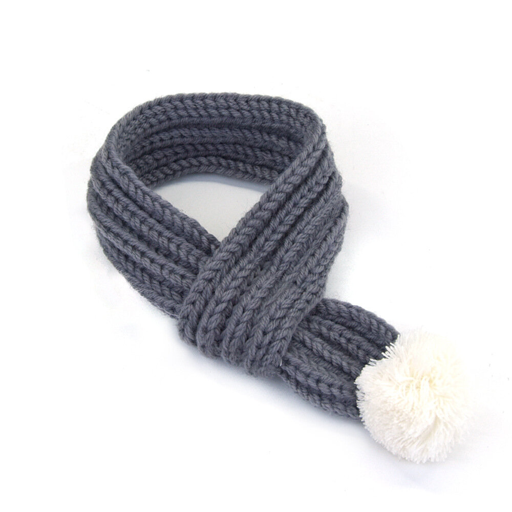 Новый продукт для животных: вязаный шарф на Рождество, костюм для кошек, теплый воротник для плюшевых собак и пуделей, товары для домашних животных