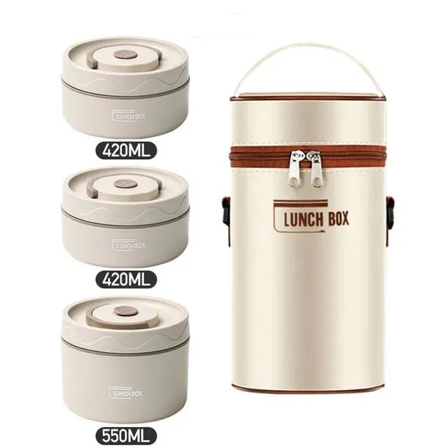 Xiaomi Контейнер пищевой "bw", 550 мл, 420 мл, 4 шт