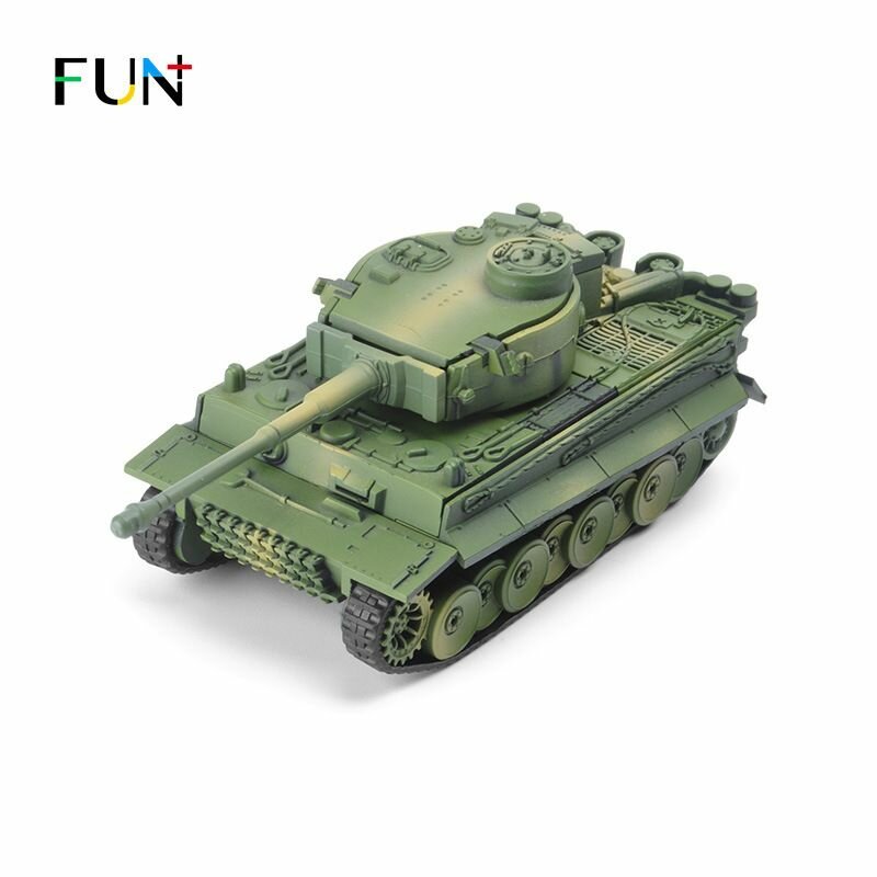 Танк Тигр времен Второй мировой войны 4D Модель в сборе 1:72 Игрушка в подарок
