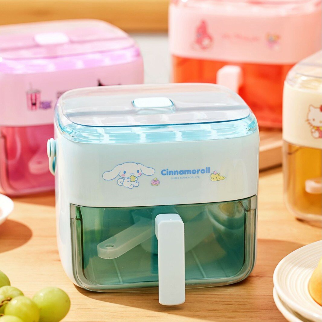 Официальный лоток для льда Sanrio, домашняя форма для изготовления льда, большой объем, пресс-тип, ведро для льда