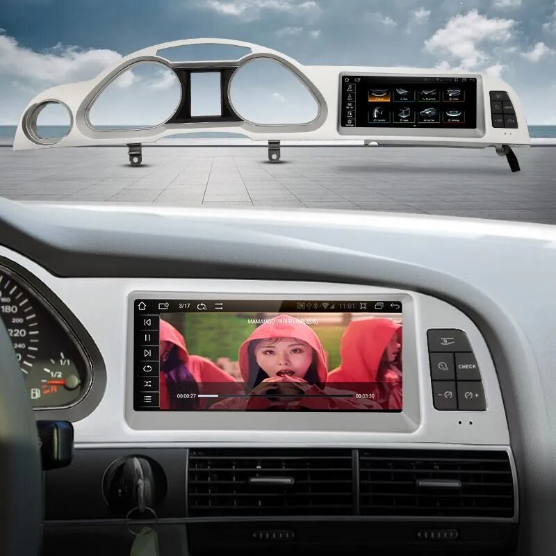 REAKOSOUND Автомагнитола, диагональ: 8.9", 2 DIN, 8ГБ/128ГБ