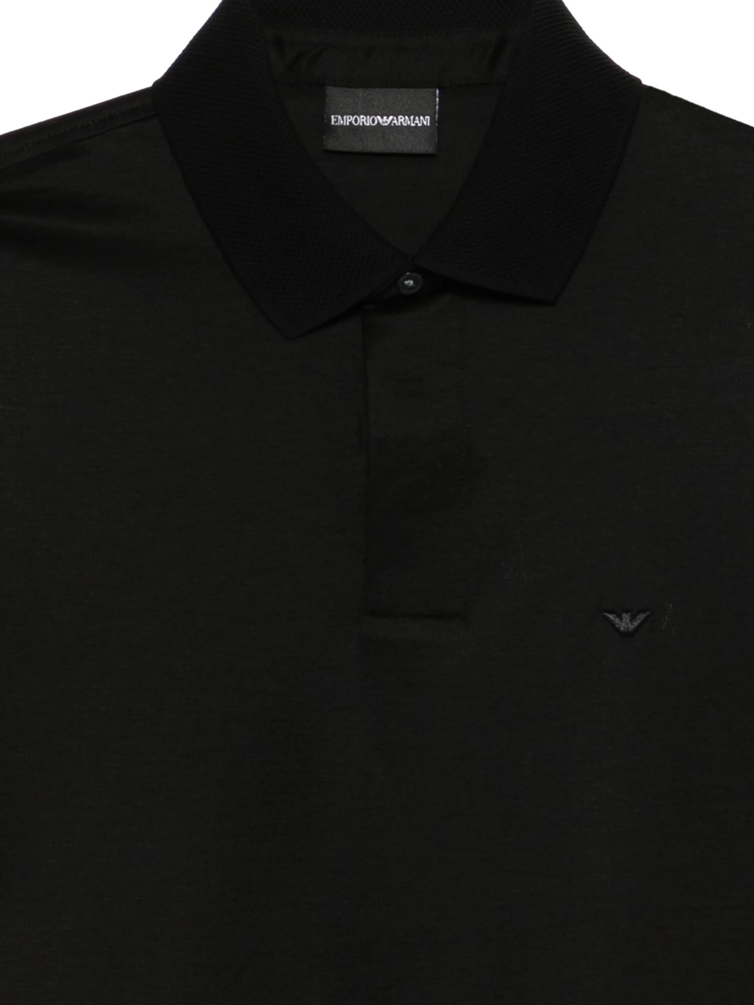 Рубашка EMPORIO ARMANI, размер 50, black / black — фото 1