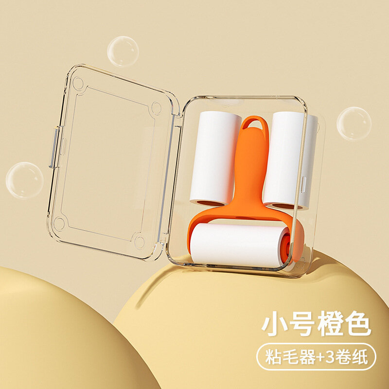 Мини-ролик для удаления ворса с заменяемой бумагой, маленький портативный ролик, щетка с высокой вязкостью для удаления волос и ворса от кошек