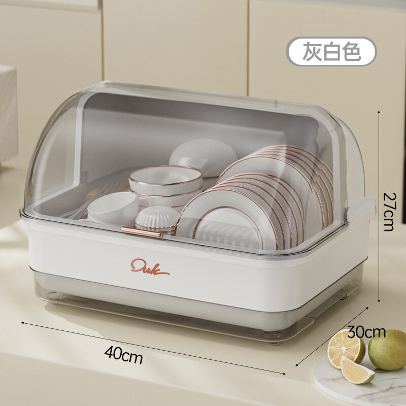 Кухонный шкаф для хранения посуды, большой ящик с крышкой, пылезащитный, стойка для сушки посуды, напольная стойка для сушки мисок