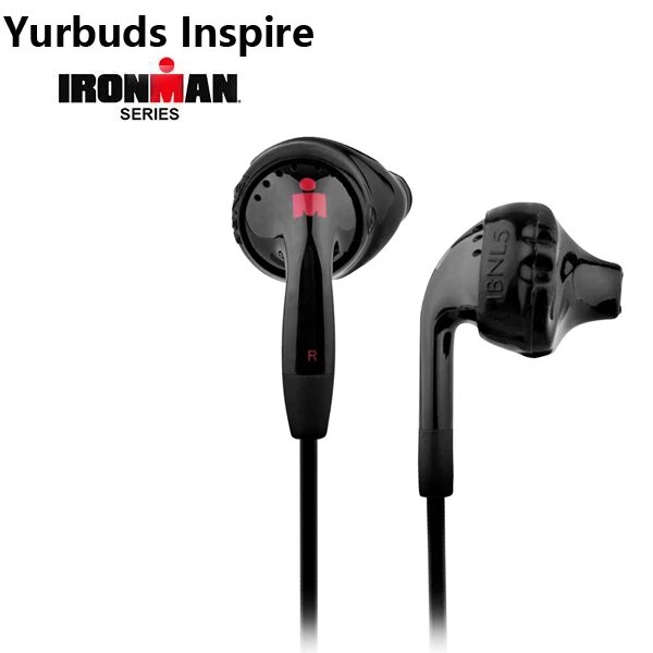 Наушники беспроводные Yurbuds Inspire черного цвета без микрофона, в коробке, новый