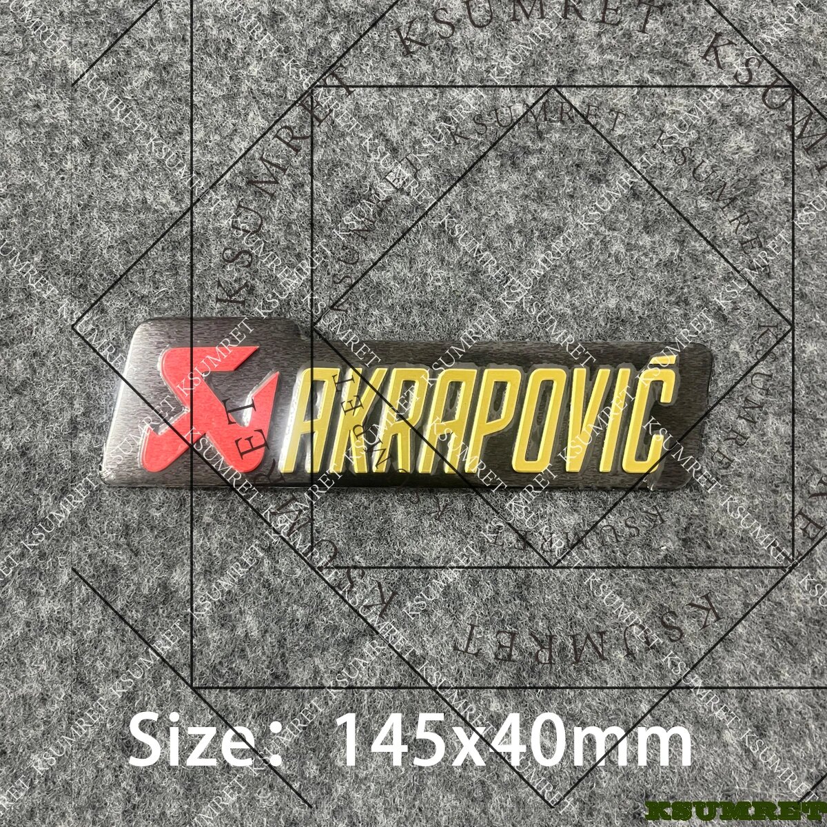 Наклейка Akrapovic Style 1 на выхлоп мотоцикла