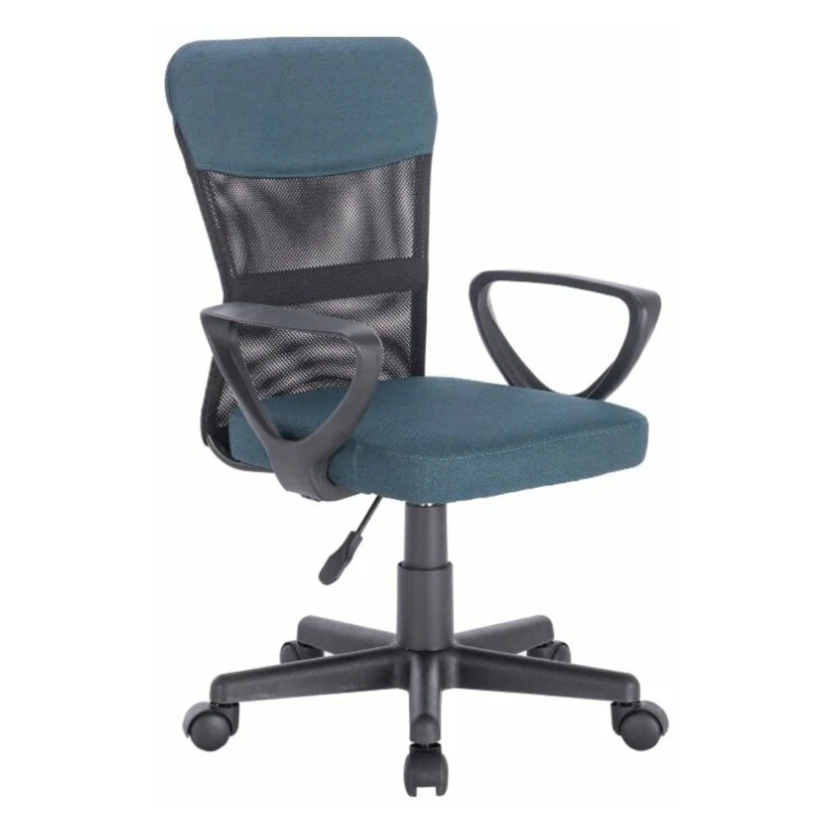 Кресло компьютерное BRABIX Jet MG-315 (531842), серый/синий, сетка/текстиль, до 100 кг