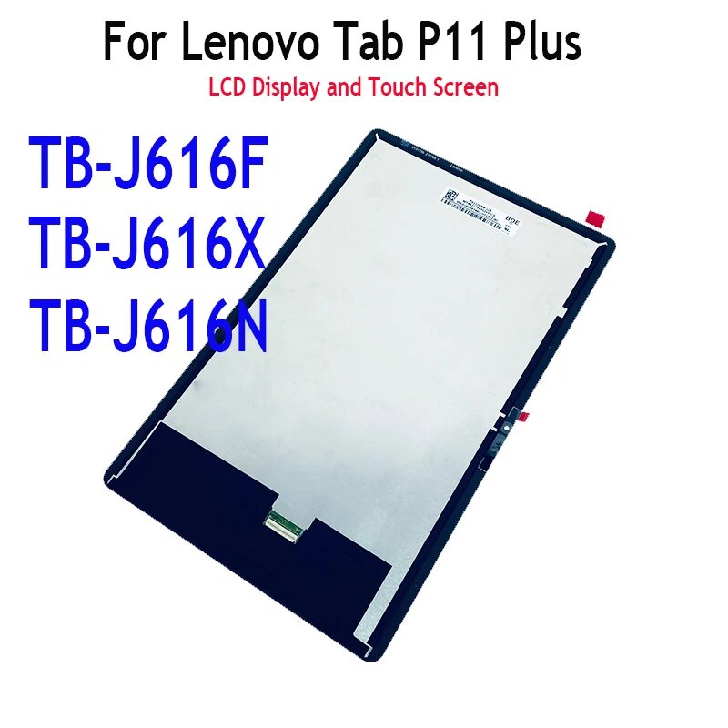 11-дюймовый ЖК-дисплей для планшета Lenovo Tab P11 Plus TB-J616F TB-J616X TB-J616N ЖК-дисплей с цифровым преобразователем сенсорного экрана в сборе