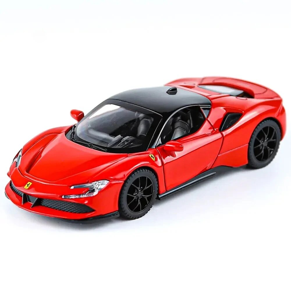 Модель Ferrari SF90 red 1:32, красный