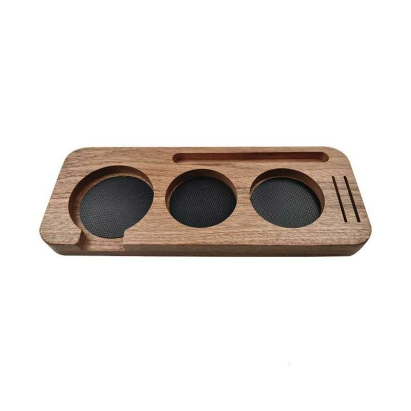 Подставка для трамбовки кофе 51/58 мм деревянная, 58mm - Древесина сапеле