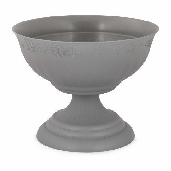 Вазон венеция 17Л серый 440*440*345 альтернатива