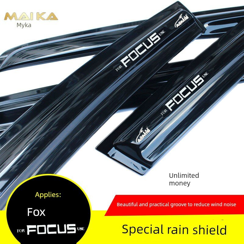 Дефлекторы окон Ford Focus (хэтчбек/седан), защита от дождя, внешние аксессуары для тюнинга, классические декоративные