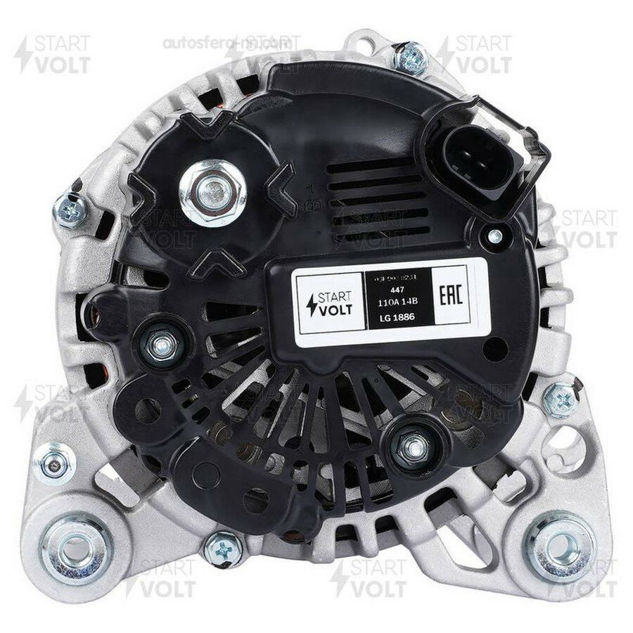 STARTVOLT LG1886 Генератор для а/м VAG Yeti (09-)/Caddy III (10-)/A3 (10-) 1.2TSI 110A (LG 1886)