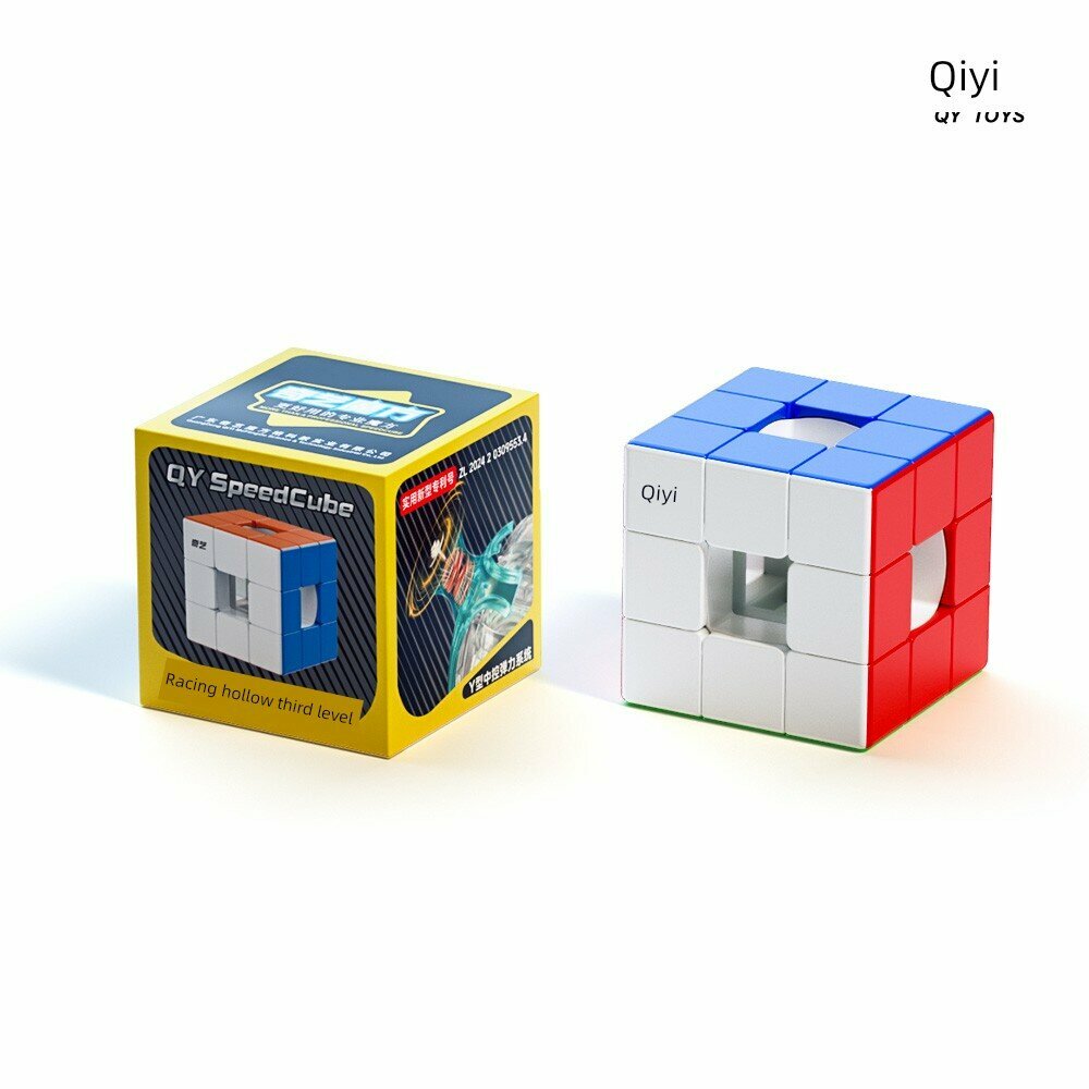 Стандартный 3x3 Скоростной Куб Пазл - Гладкая Ротация, Конкурентный Игровой Набор для Детей, Без Магнитов,