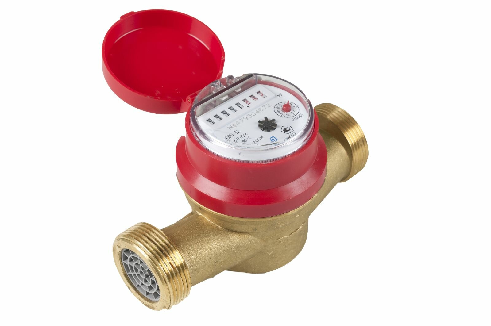 Счетчик воды Декаст с импульсным выходом, диаметр 32 мм