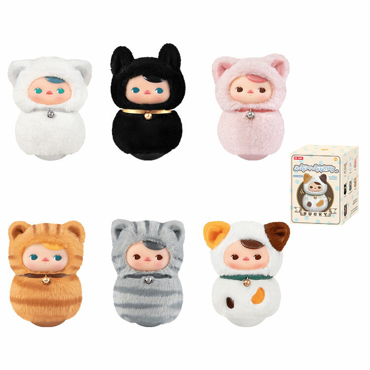 Фигурка-сюрприз унисекс POP MART PUCKY Кошачьи ушки, Single Mystery Box (Random Pick)