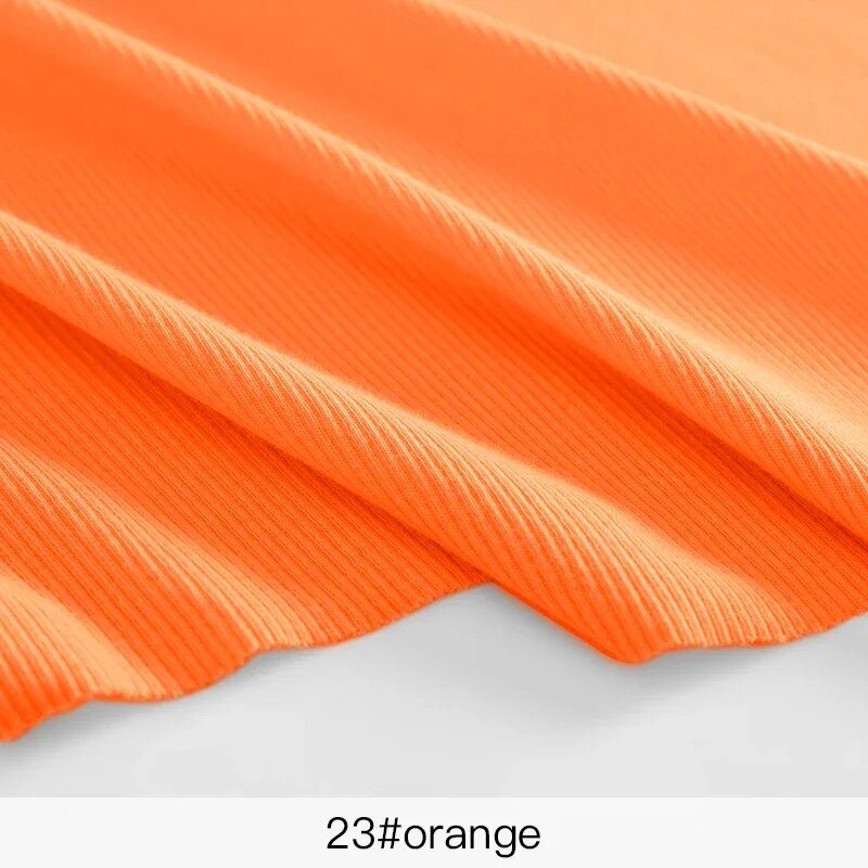 Оранжевая хлопковая ткань спандекс JIHONG TEXTILE 100x135 см