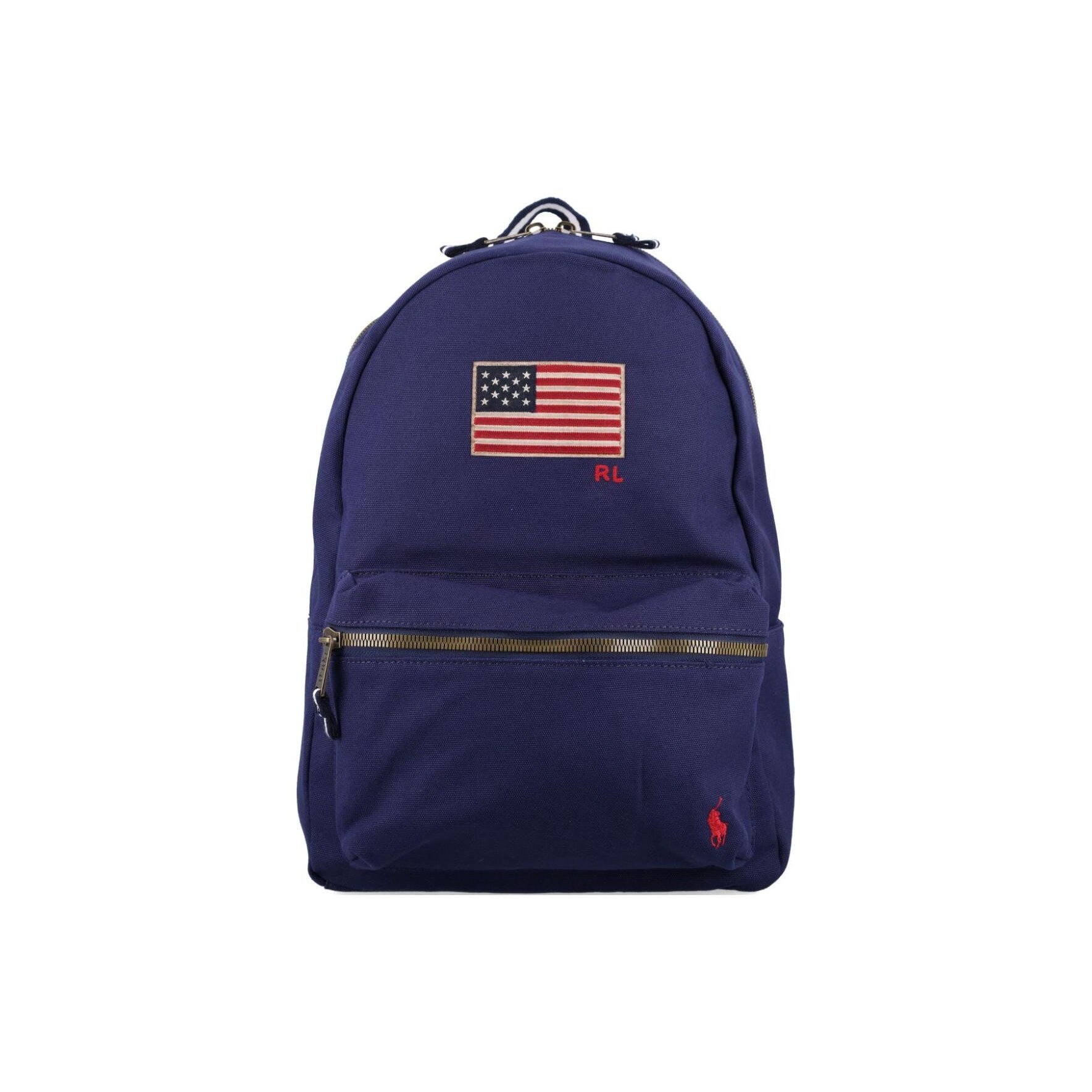 Сумка Polo Ralph Lauren, фактура стеганая, темно-синий