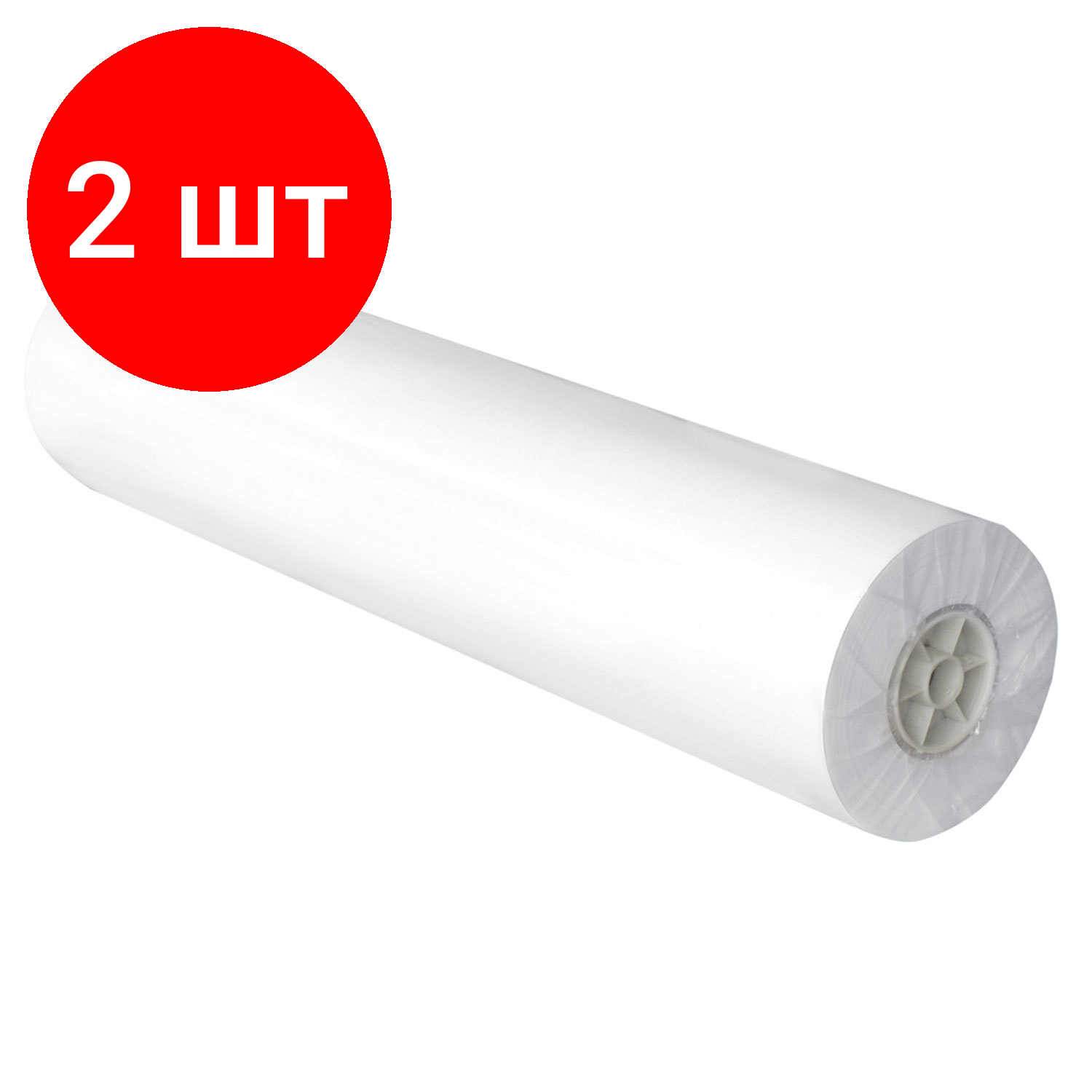 Комплект 2 шт, Рулон для плоттера, 620 мм х 175 м х втулка 76 мм, 80 г/м2, белизна CIE 162%, диаметр 170 мм, STARLESS