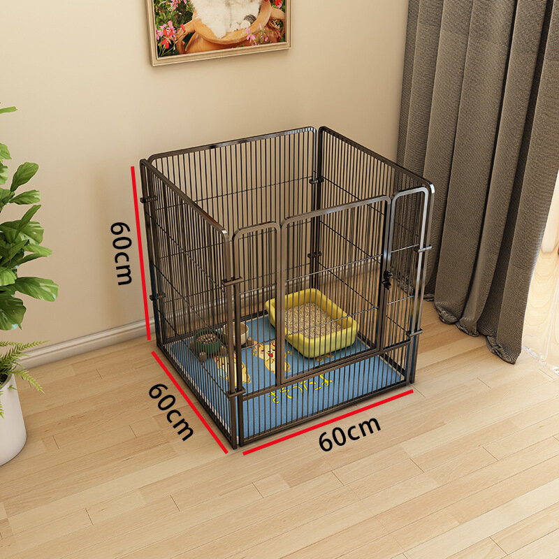 Клетка для собак, забор для собак, домашняя клетка для средних и крупных собак, свободная комбинация с изоляционной дверью