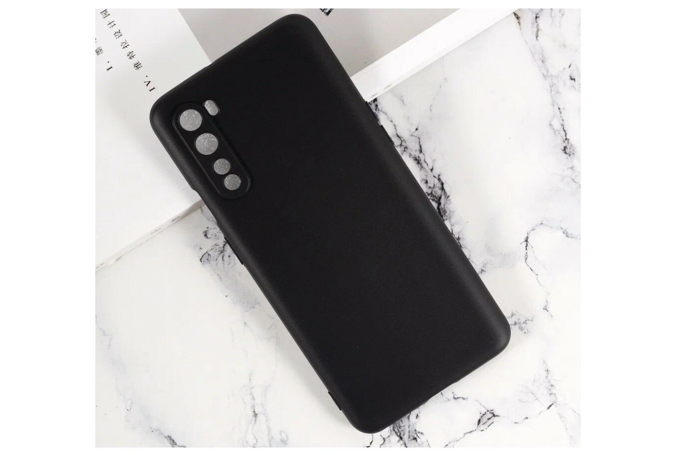 Чехол панель-накладка MyPads для OnePlus Nord ультра-тонкая полимерная из мягкого качественного силикона черная