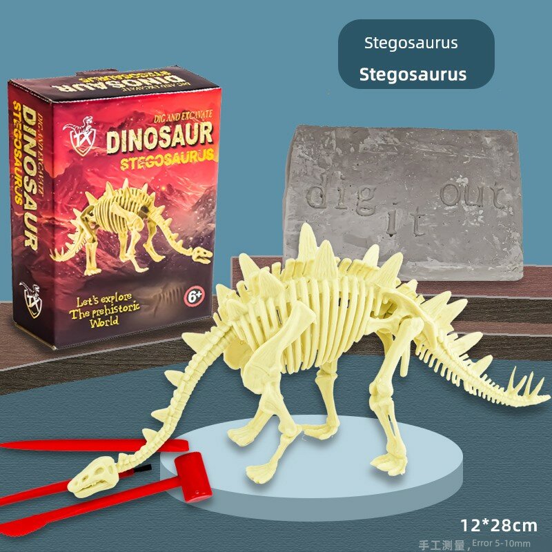 Ледяной дракон Питайя, окаменелость динозавра, археологическая игрушка для раскопок, детский набор сокровищ ручной